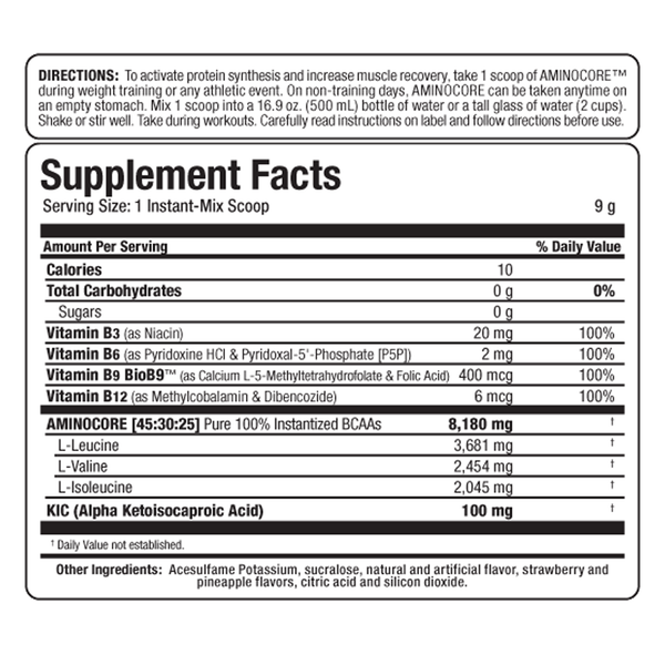 Aminocore (90 Servs) | Vita Plus USA