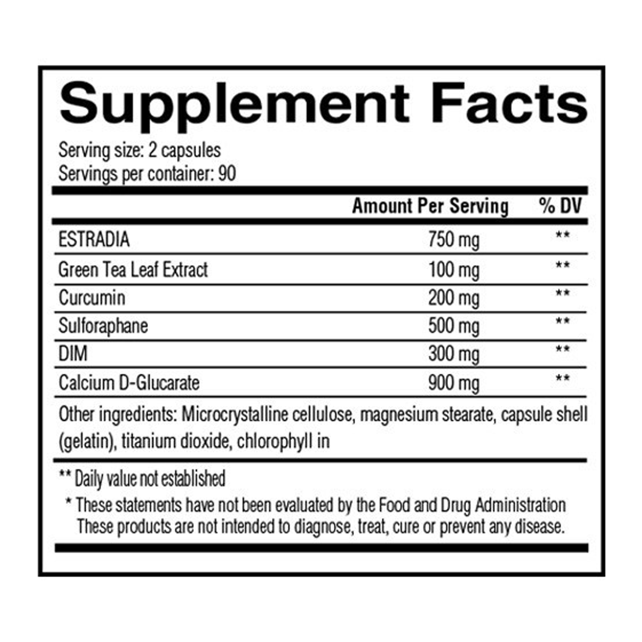 Estradia (90 Caps) | Vita Plus USA